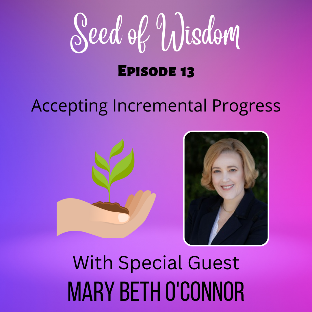 SOW #13 Accepting Incremental Progress with Special Guest Mary Beth O’Connor – From A Loving Place